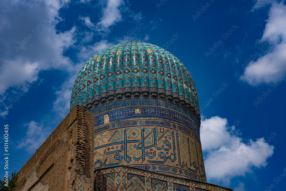 Samarkand, Uzbekistan - May 5, 2022: Bibi-Khanym Mosque from 15th ...