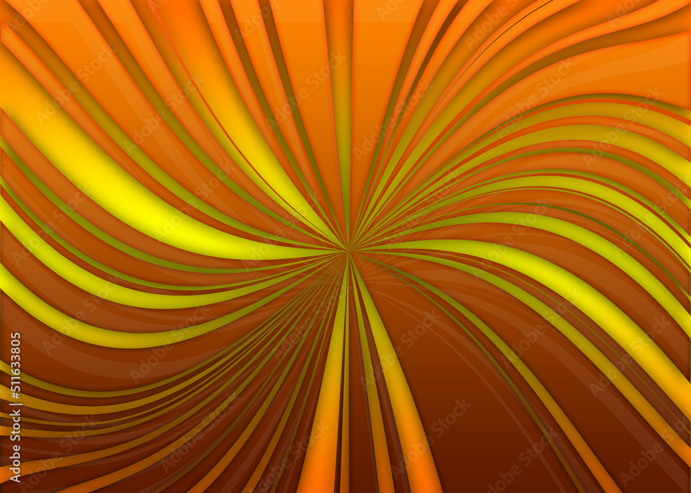 abstract orange background, abstract background with rays, abstract ...