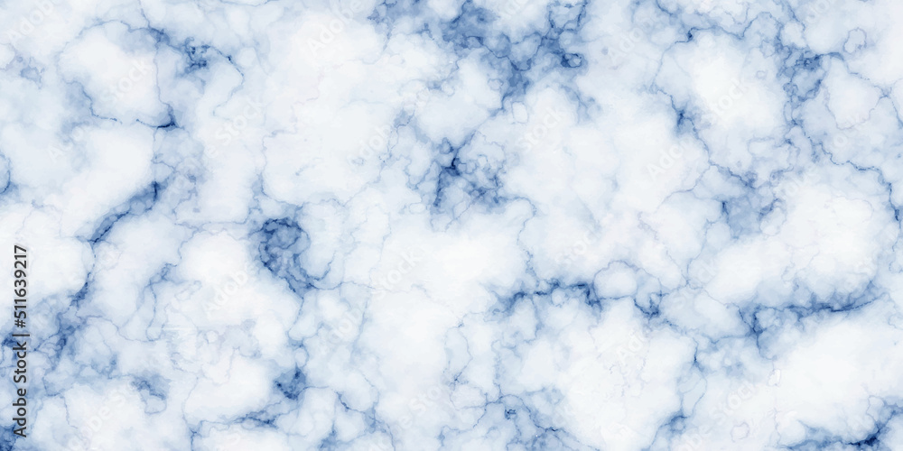 Blue and white Marble luxury realistic gold texture background ...