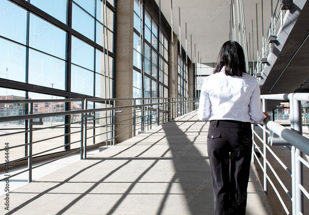 Continuous elevation entrance to commercial with windows and solar ...