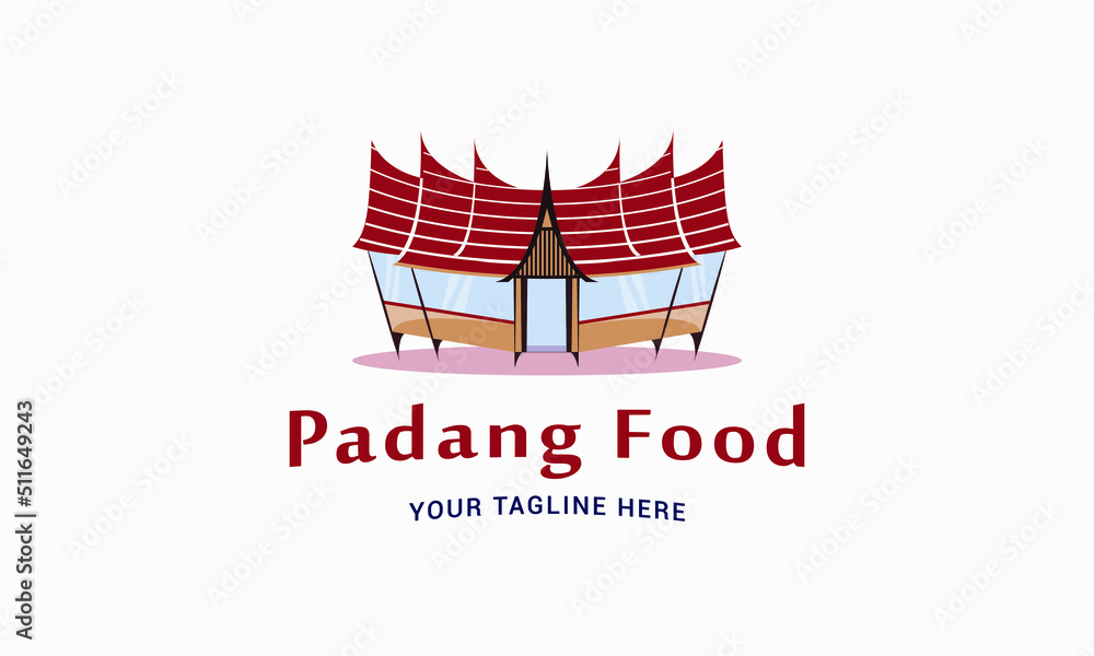 Rumah makan padang logo, Padang food restaurant logo, Restaurant Padang ...