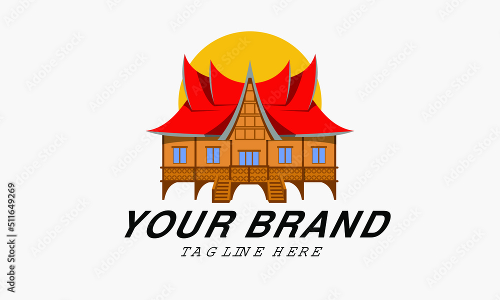 Rumah makan padang logo, Padang food restaurant logo, Restaurant Padang ...