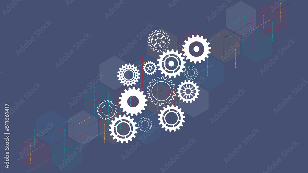 Cogs and gear wheel mechanisms. Concepts and ideas for hi-tech digital ...
