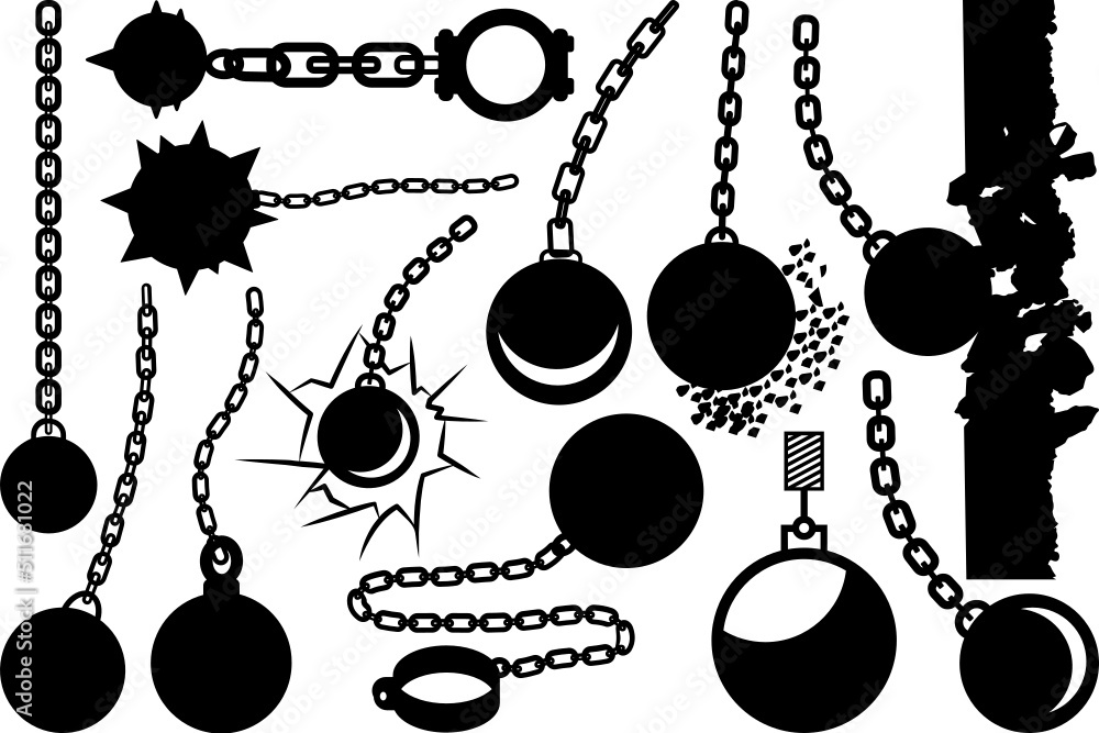 Wrecking Ball SVG Cut Files | Wrecking Ball Silhouette | Smashing Svg ...