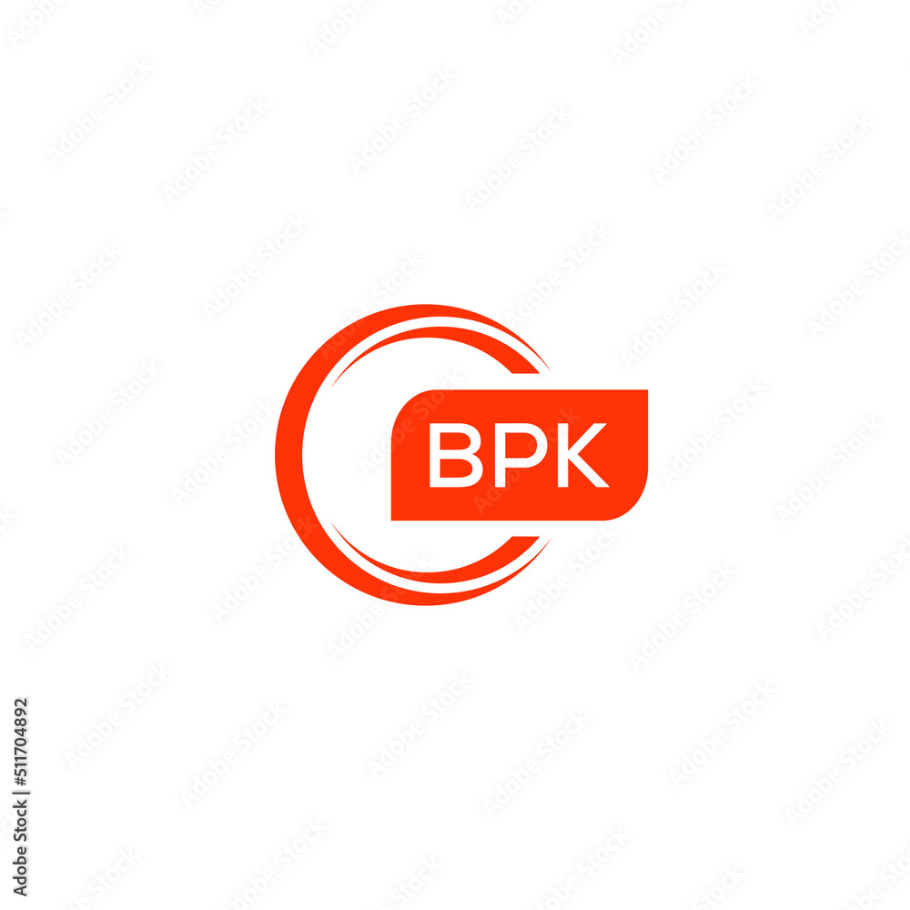 BPK letter design for logo and icon.BPK typography for technology ...