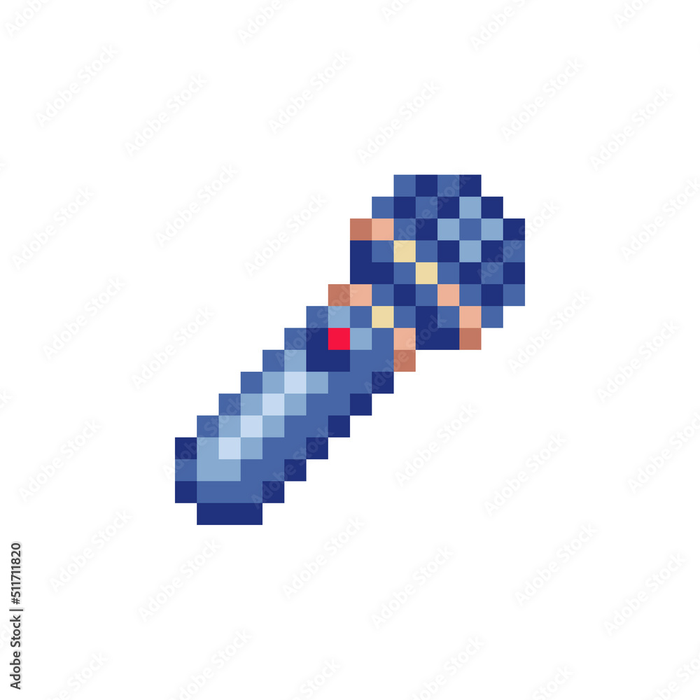 Microphone. Pixel art style. Icon for web and mobile devices. Game ...