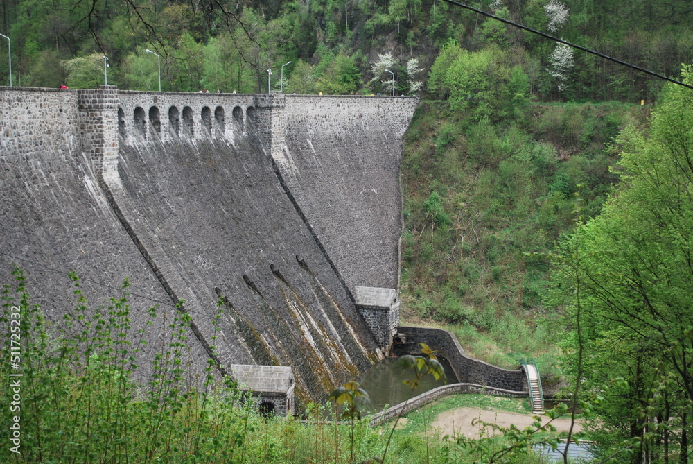 Lubachów, Poland, the dam and its surroundings Stock Photo | Adobe Stock