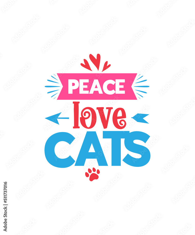 Cat svg bundle, cat clipart, cat silhouette svg, meow svg bundle, cats ...