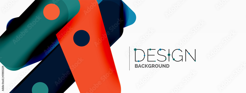 Creative geometric wallpaper. Minimal abstract background. Color bright ...