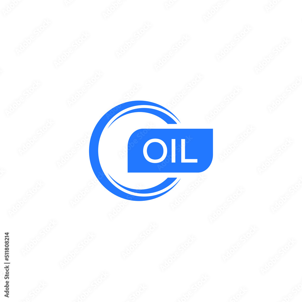 Vetor de OIL letter design for logo and icon.OIL typography for ...