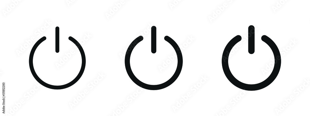 Power icon On Off icons Buttons, Energy switch sign, Power Switch Icons ...