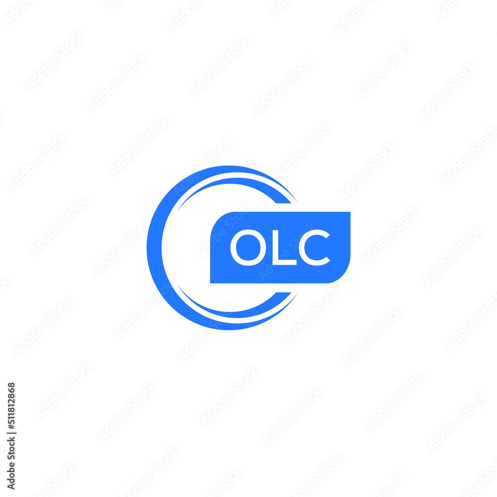 OLC letter design for logo and icon.OLC typography for technology ...