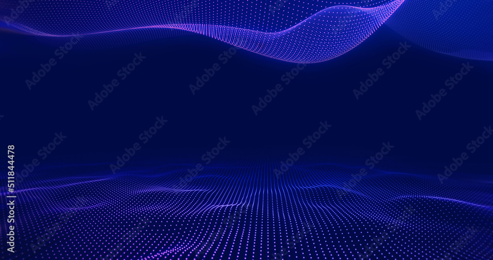 Universe of data inside of the virtual reality. Metaverse abstract ...