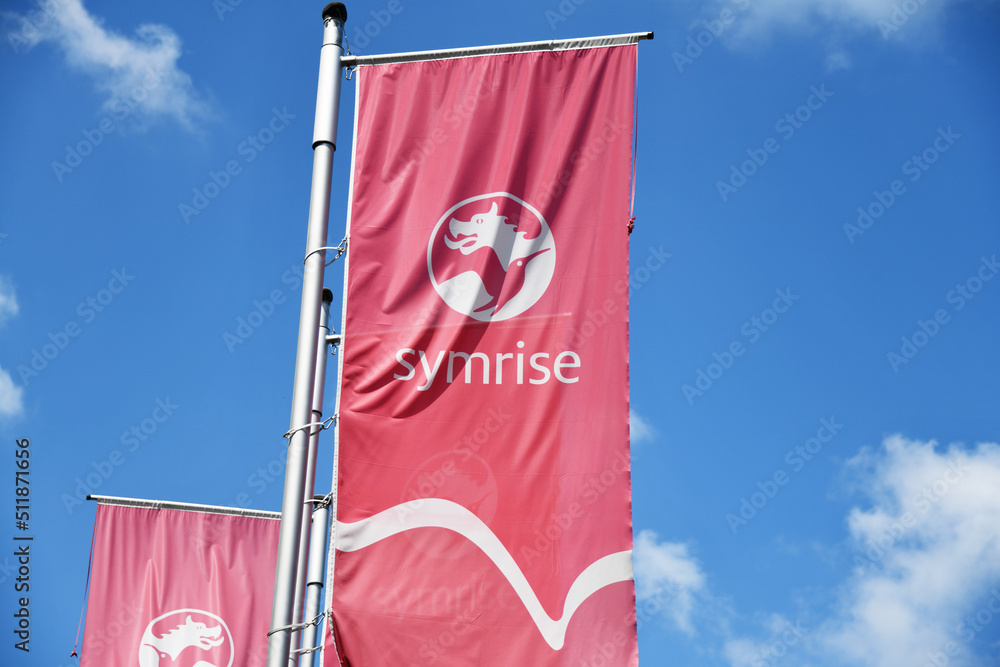 Holzminden, Lower Saxony, Germany - June 2, 2022: Symrise headquarters ...