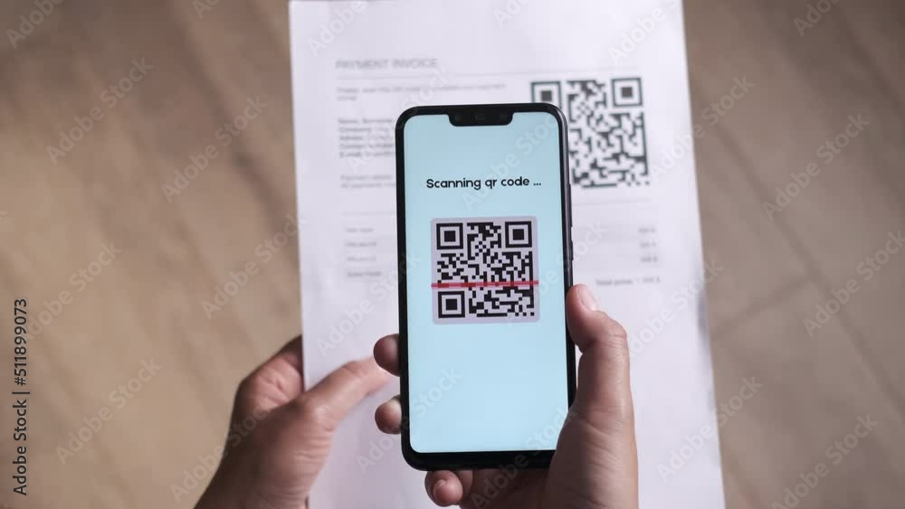 Using QR Code Scanner for Pay Online with Payment Invoice and QR Code ...