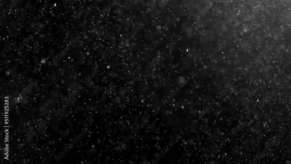 Particles on black background. 4k abstract Particles footage. particles ...