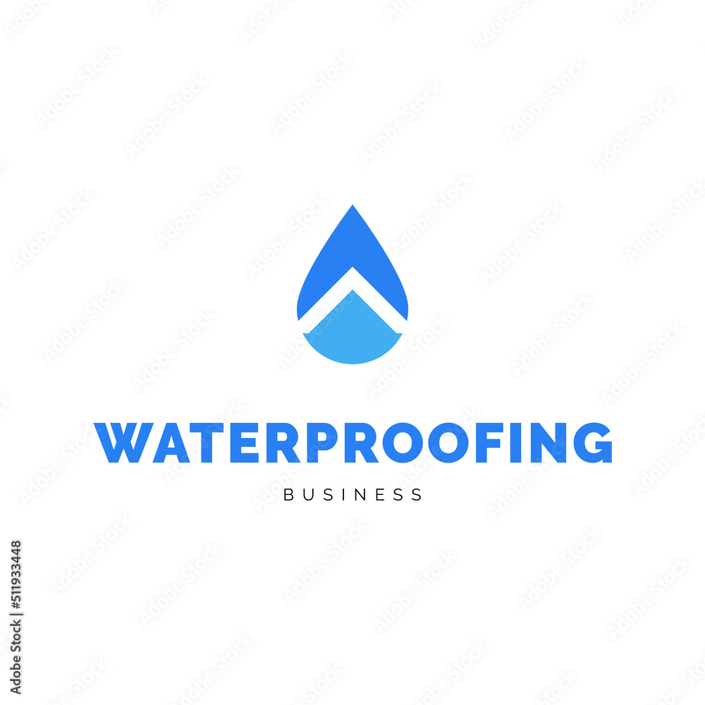 Basement waterproofing icon logo design inspiration Stock Vector ...