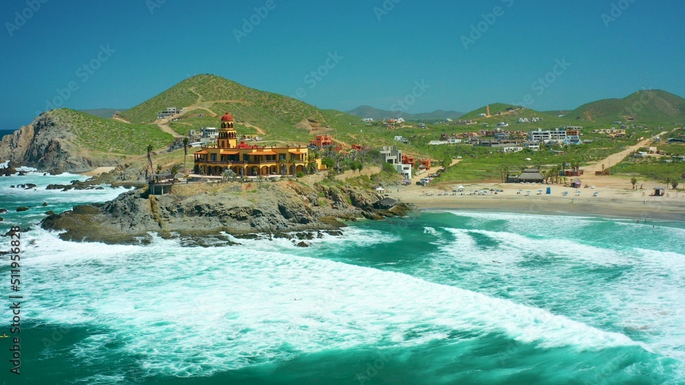 2021:CERRITOS BEACH BCS MEXICO.Riffs Are At The Western End Of The ...