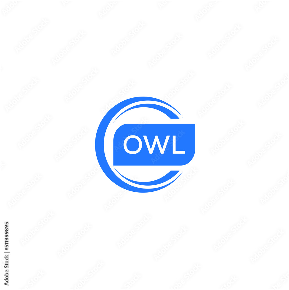 OWL letter design for logo and icon.OWL typography for technology ...