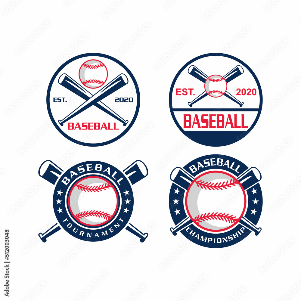 baseball logo , sport logo vector Stock Vector | Adobe Stock