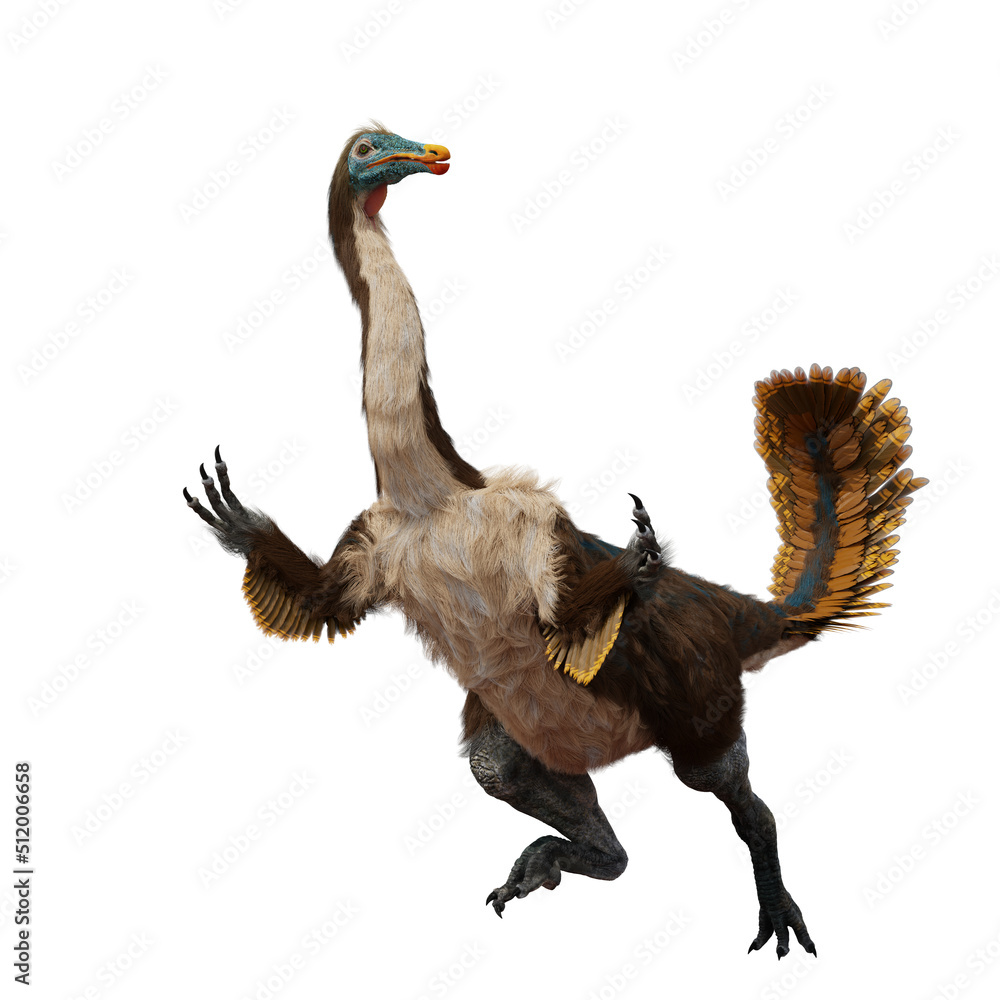 Gallimimus, feathered theropod dinosaur that lived during the Late ...