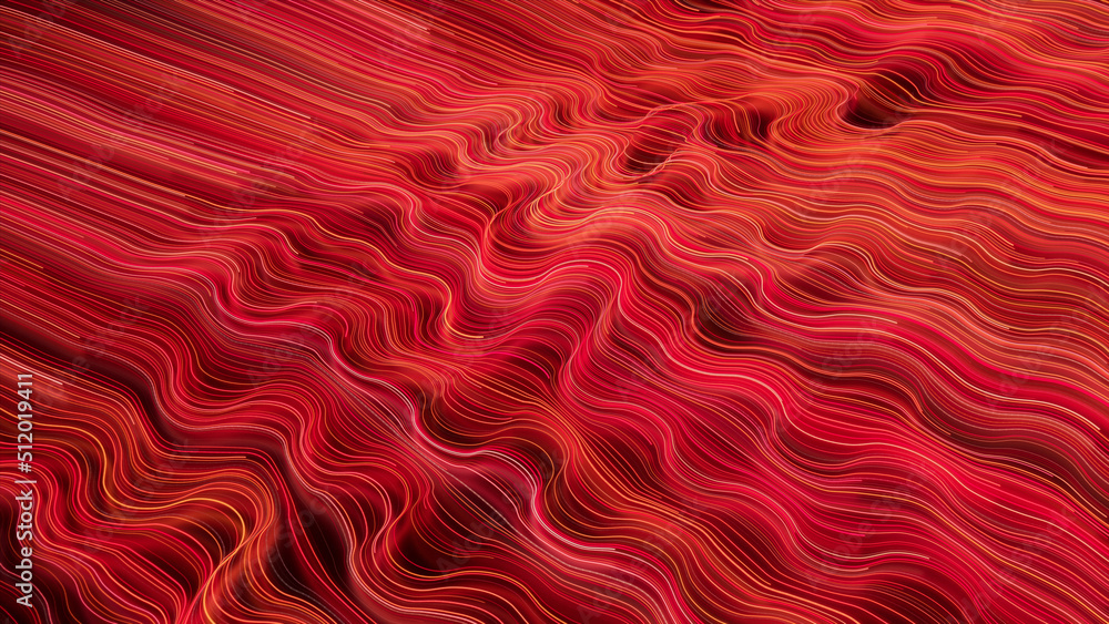 Red, Orange and White Colored Swirls form Colorful Swoosh Background ...