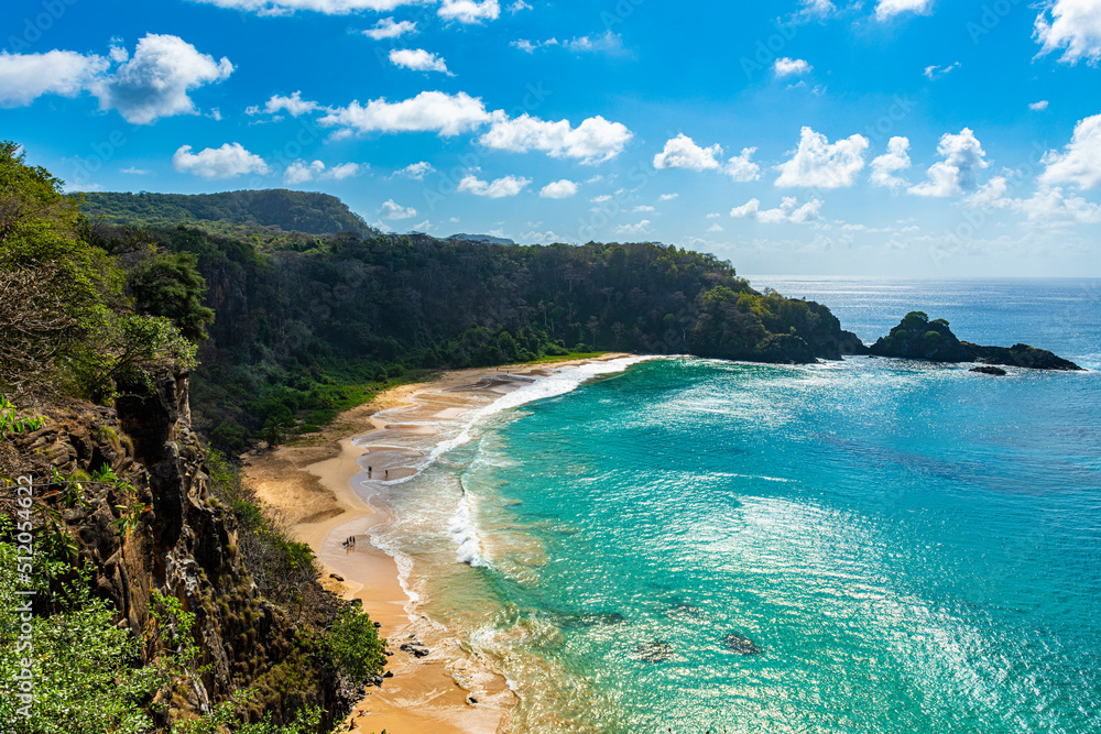 World famous Sancho Beach, Fernando de Noronha, UNESCO World Heritage ...