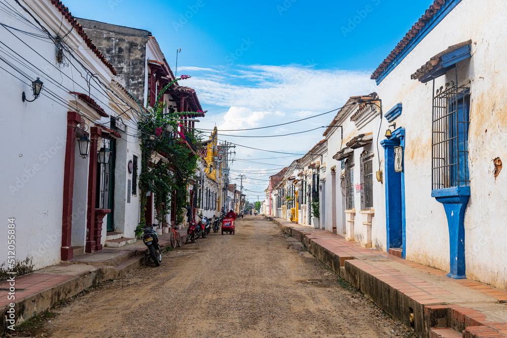 Historical center of Mompox, UNESCO World Heritage Site Stock Photo ...