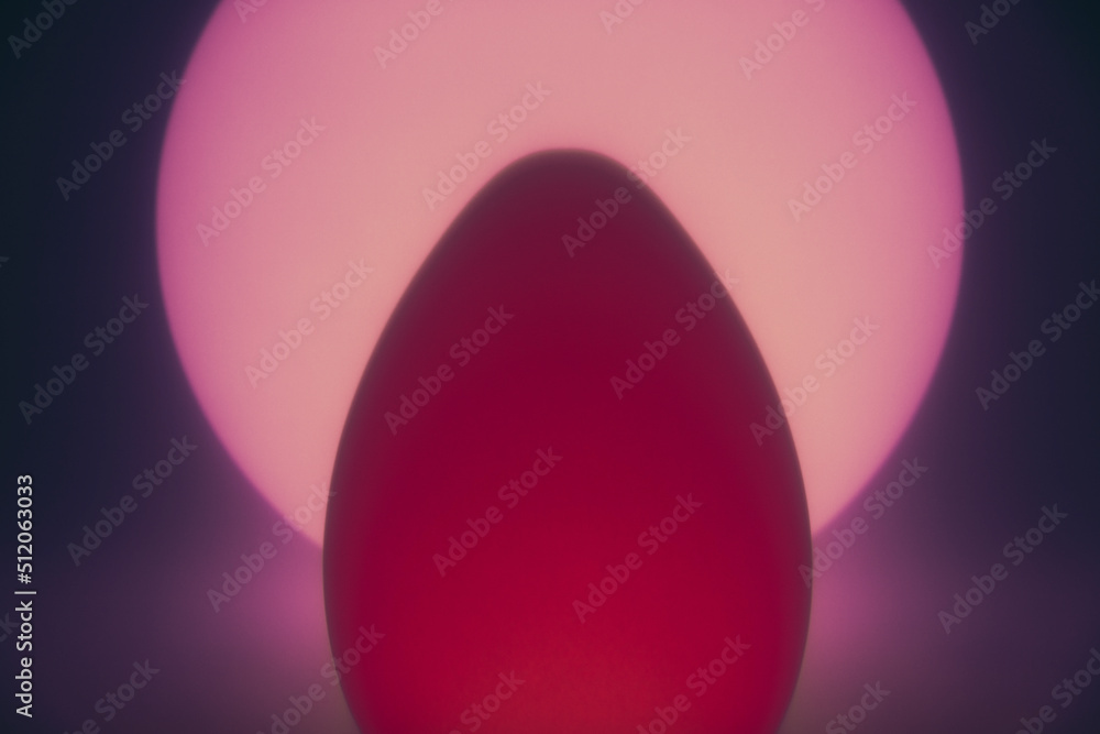 Glowing oval shaped orb, spherical orb in background Stock Photo ...
