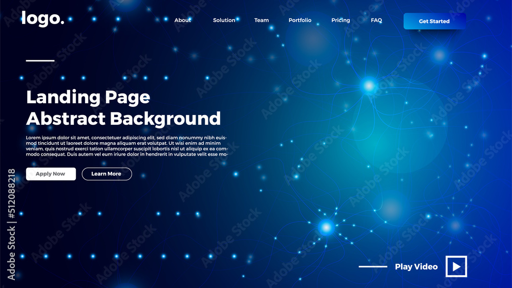 blue tech background vector illustration Stock Vector | Adobe Stock