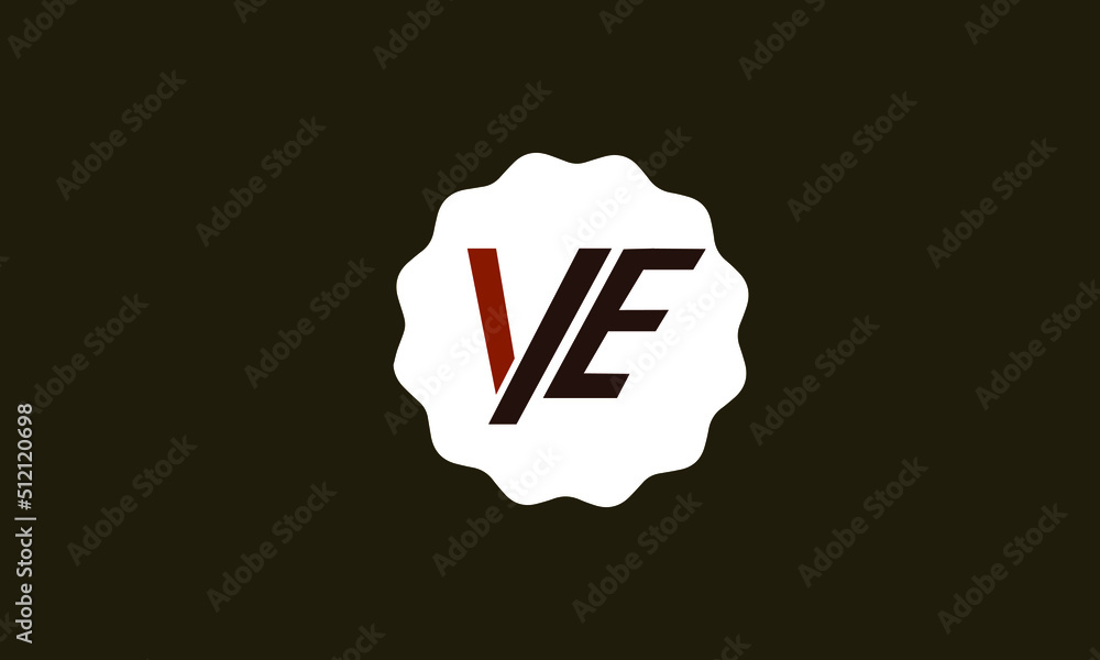 Alphabet letters Initials Monogram logo VE, EV, V and E Stock Vector ...