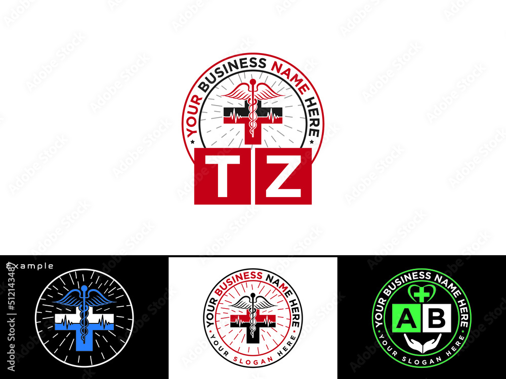 Simple TZ Logo Icon, Letter Tz zt Logo Image Design With Colorful ...