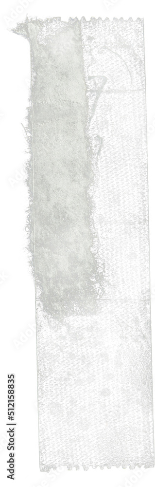 Foto de transparent adhesive tape or strip isolated with ripped paper ...