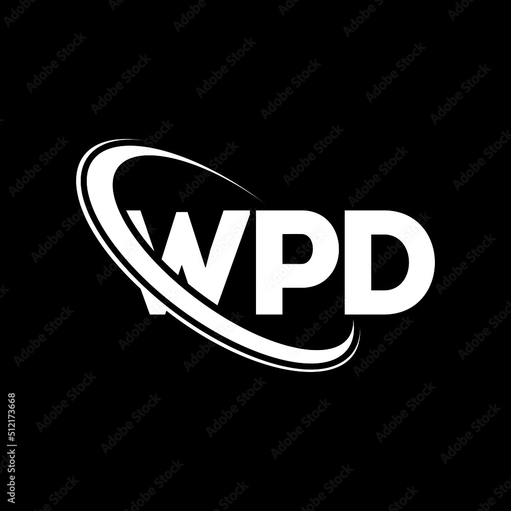 WPD logo. WPD letter. WPD letter logo design. Initials WPD logo linked ...