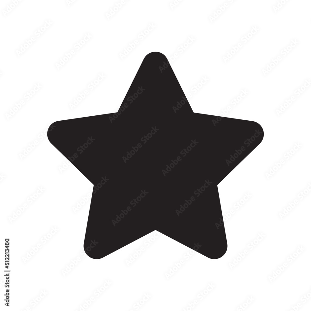 shape star icon Stock Vector | Adobe Stock