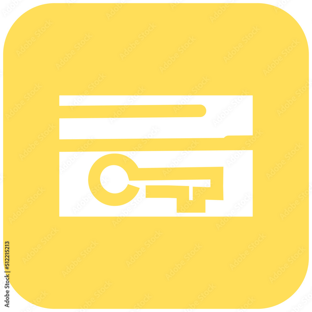 authorized entrance key keycard security icon Stock Vector | Adobe Stock