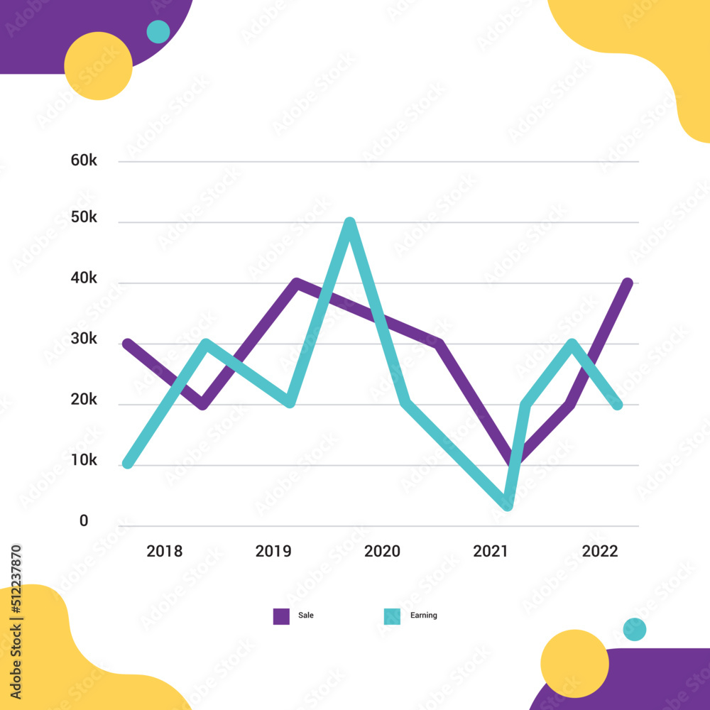 Modern colorful flowchart line bar inforgraphic vector illustration ...