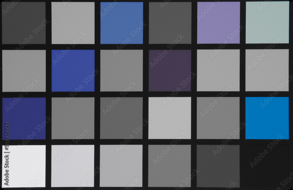 Blue Color Group - Color Checkerboard, Modern Color Theory, Global ...