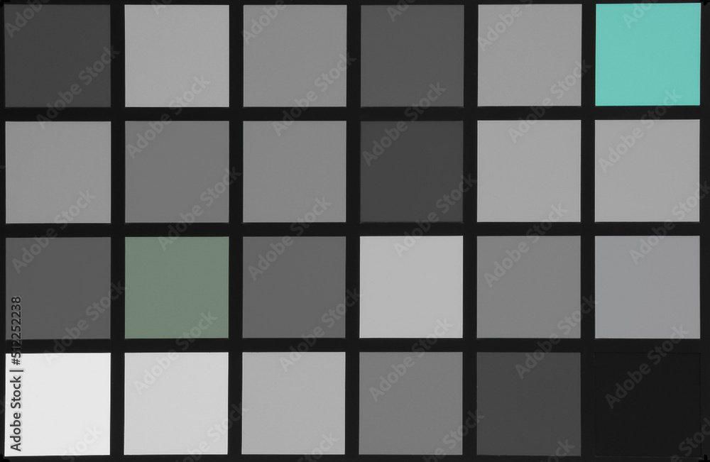 Aqua Color Group - Color Checkerboard, Modern Color Theory, Global ...