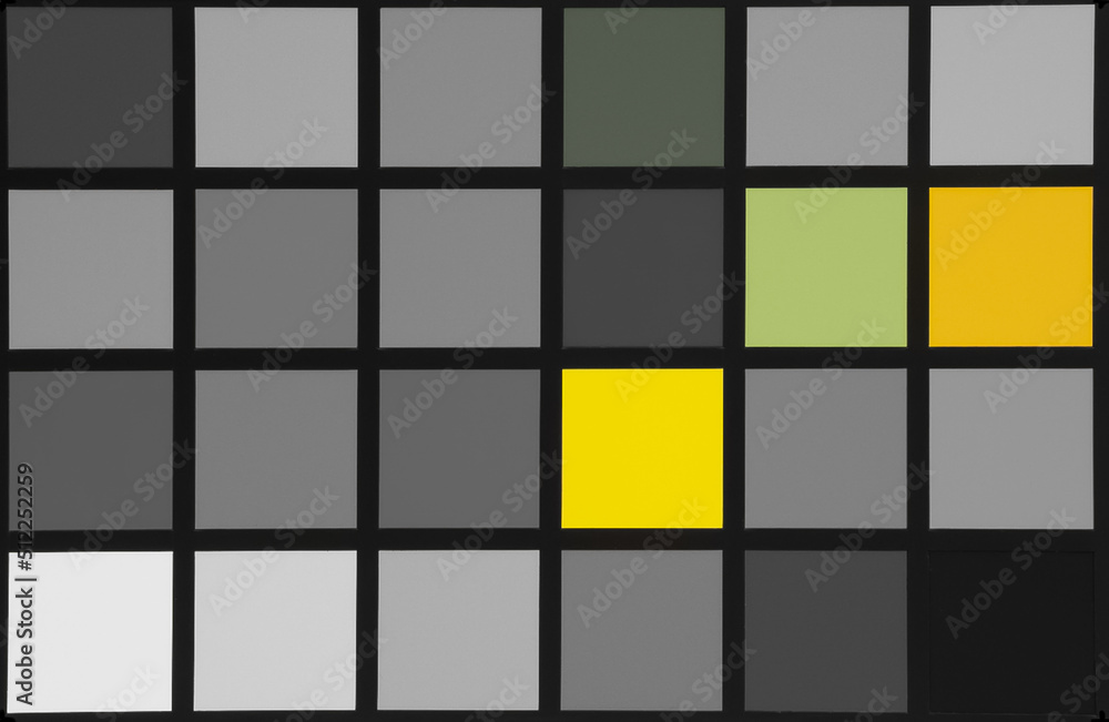 Yellow Color Group - Color Checkerboard, Modern Color Theory, Global ...
