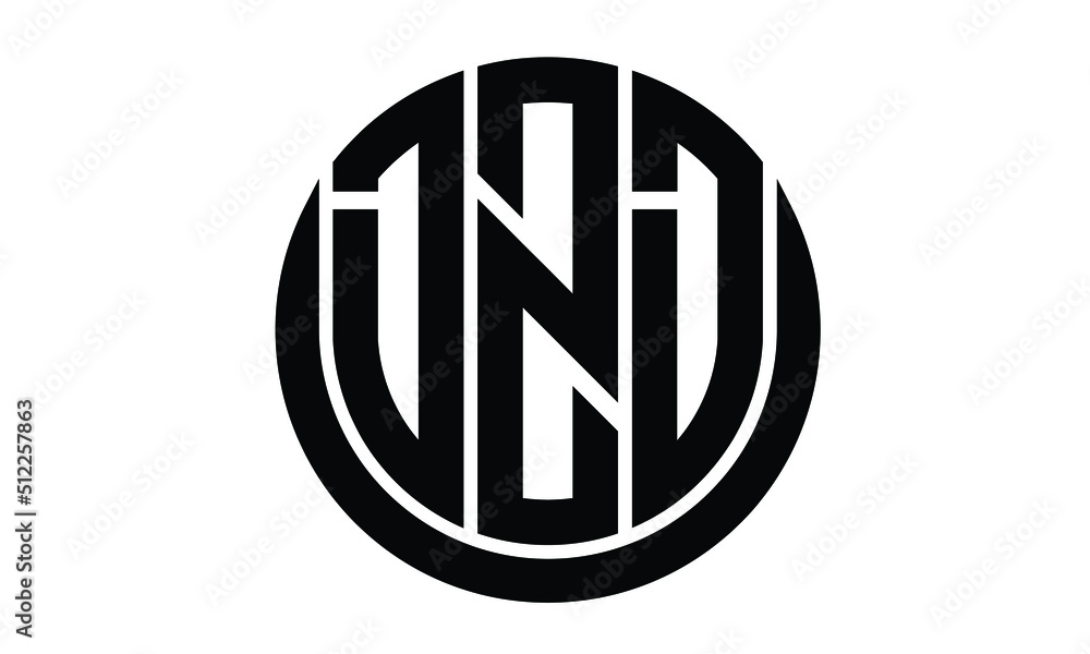 DZD shield in circle logo design vector template. letter mark, wordmark ...