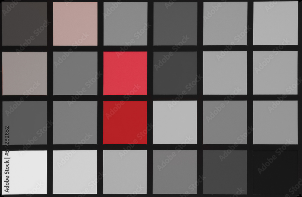 Red Color Group - Color Checkerboard, Modern Color Theory, Global Color ...