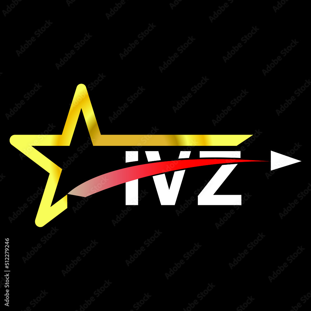 IVZ letter logo design. IVZ creative letter logo. simple and modern ...