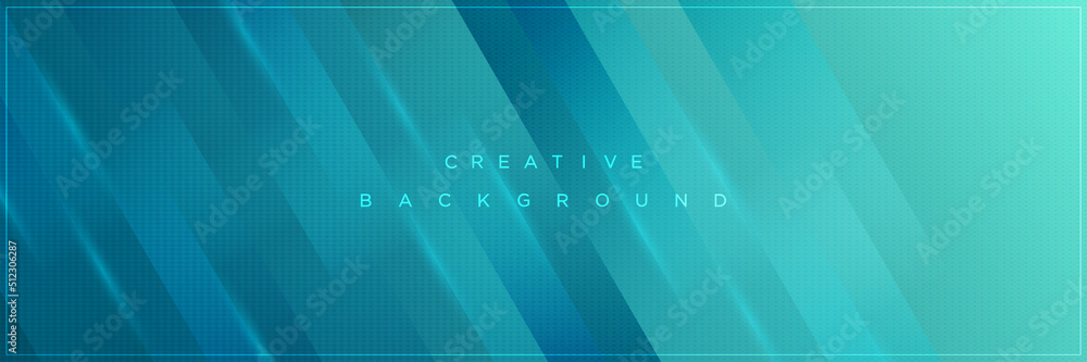 Modern abstract blue gradient banner background design Stock Vector ...