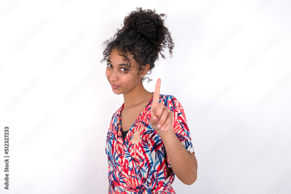 No sign gesture. Closeup portrait unhappy Young African American woman ...