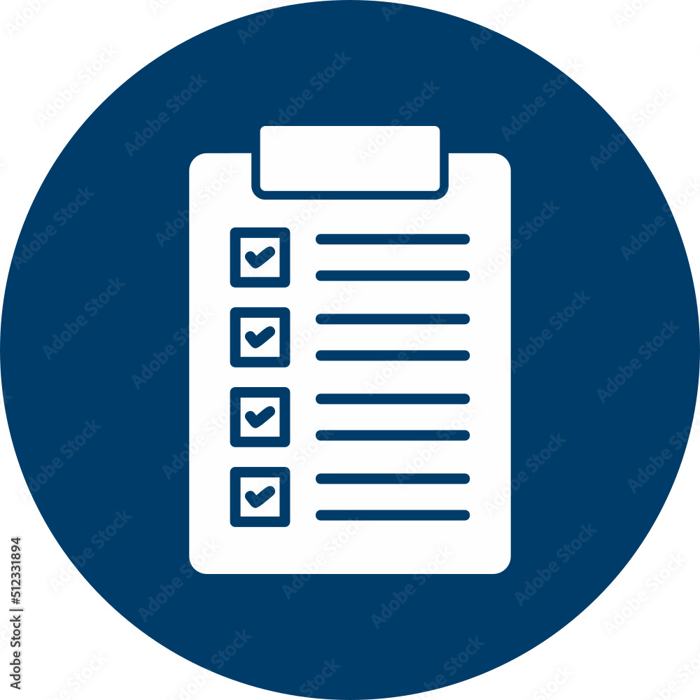 Check List Icon Stock Vector | Adobe Stock