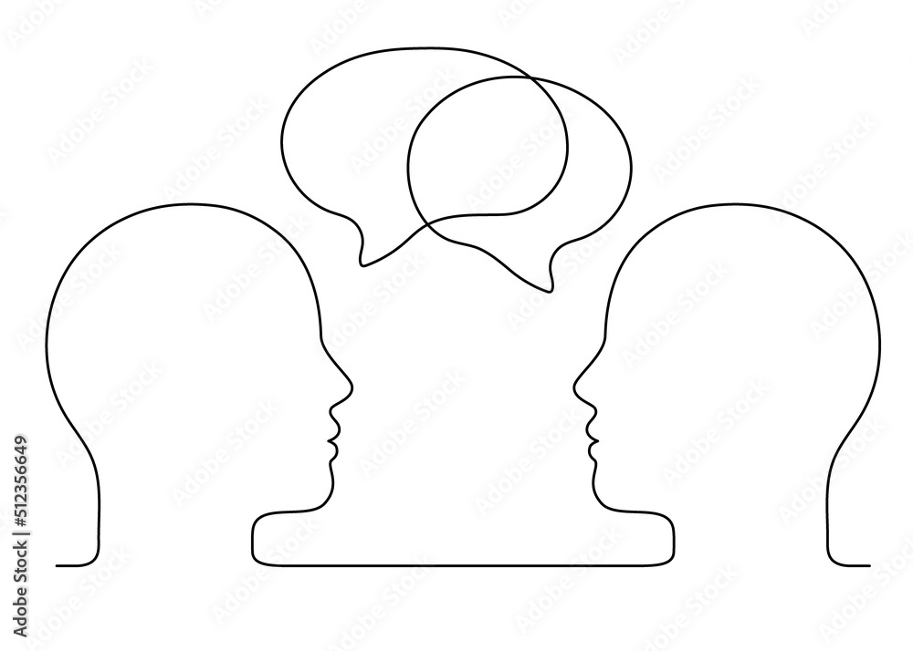 People Chatting Clip Art
