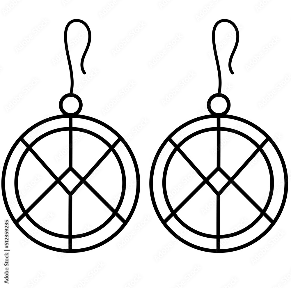 Earrings collection Tear drop earrings with patterns. Pendant. Laser ...