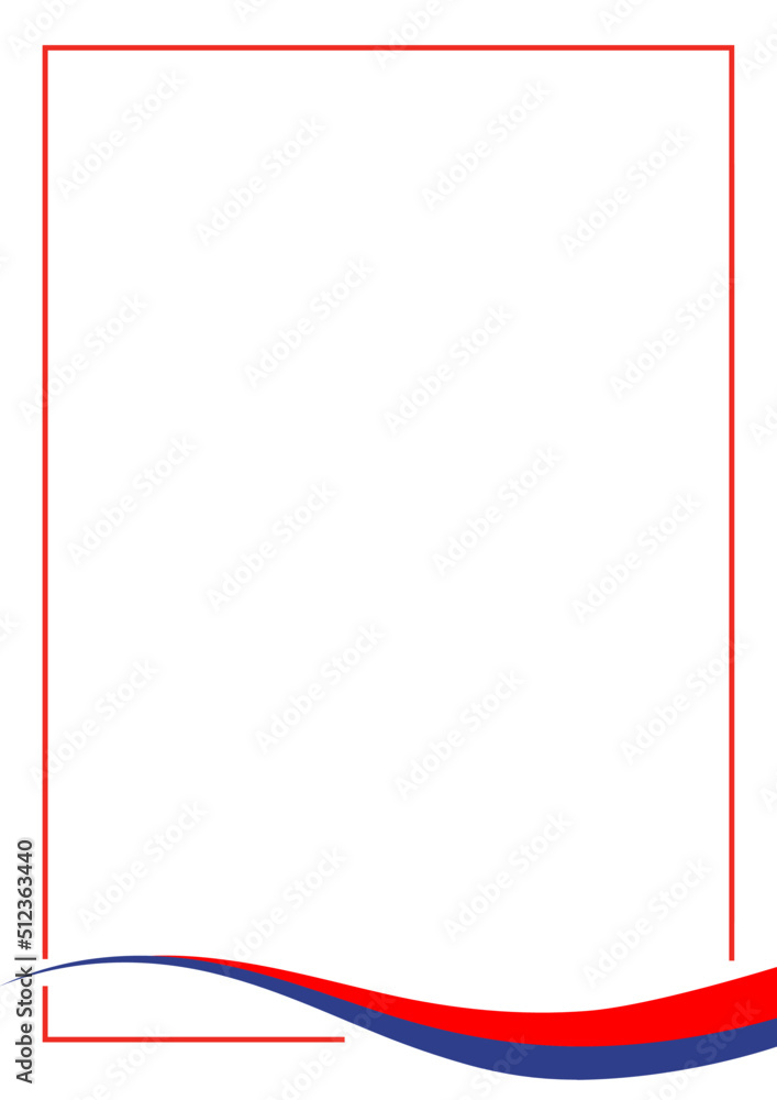 Modern decorative red and blue wave design background. Minimal vector ...