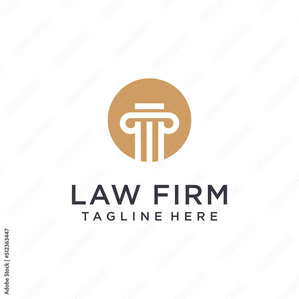 Lawyer logo vector with modern abstract concept Premium Vector Stock ...